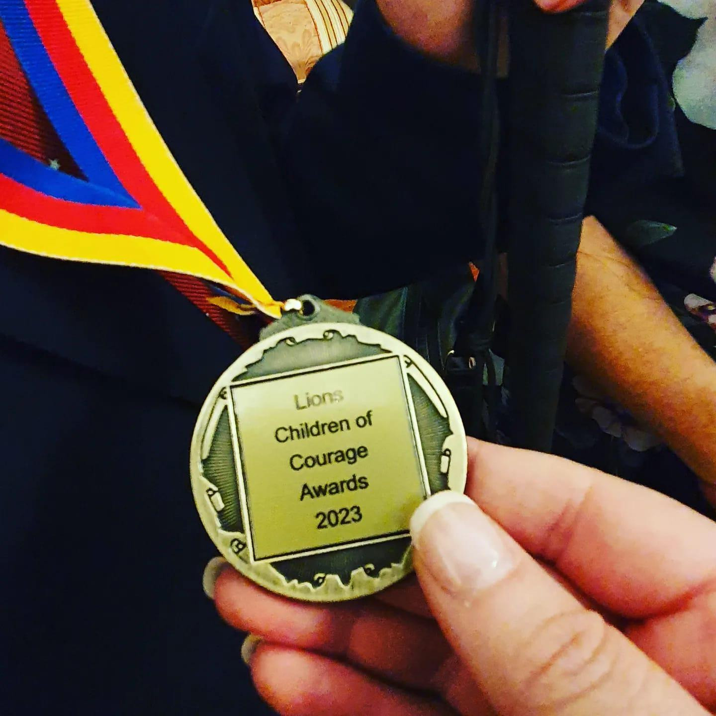 Lions Children of Courage Award 2022/23 awarded to Antony Abbraciavento ...
